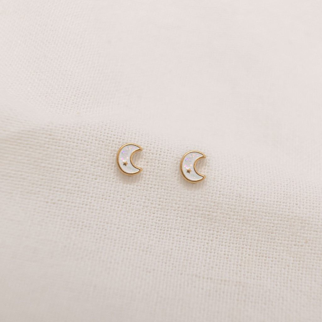 Lunar Phase Studs – Michelle Llavona